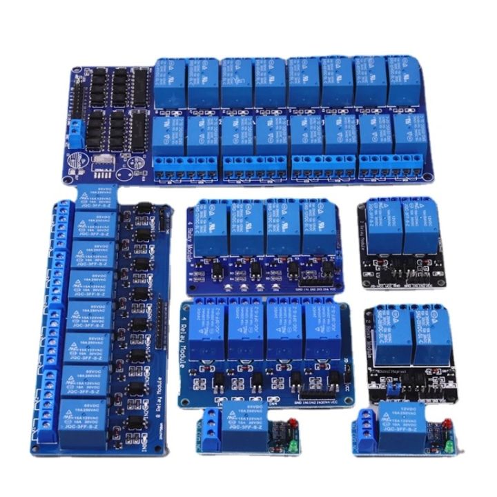 1 2 4 6 8 Channel 5V 12V Relay Module With Optocoupler Relay Output 1 2 4 6 8 Way Relay Module ...