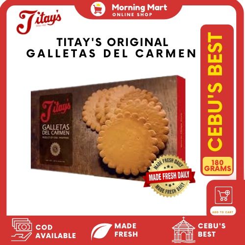 TITAY'S GALLETAS DEL CARMEN 180grams | Cebu City's Best Delicacy and ...