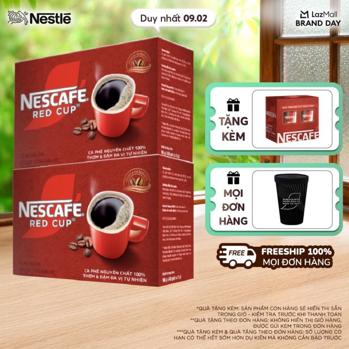 [ƯU ĐÃI THÁNG 2] Combo 2 hộp Cà phê hòa tan kết hợp cà phê rang xay ...