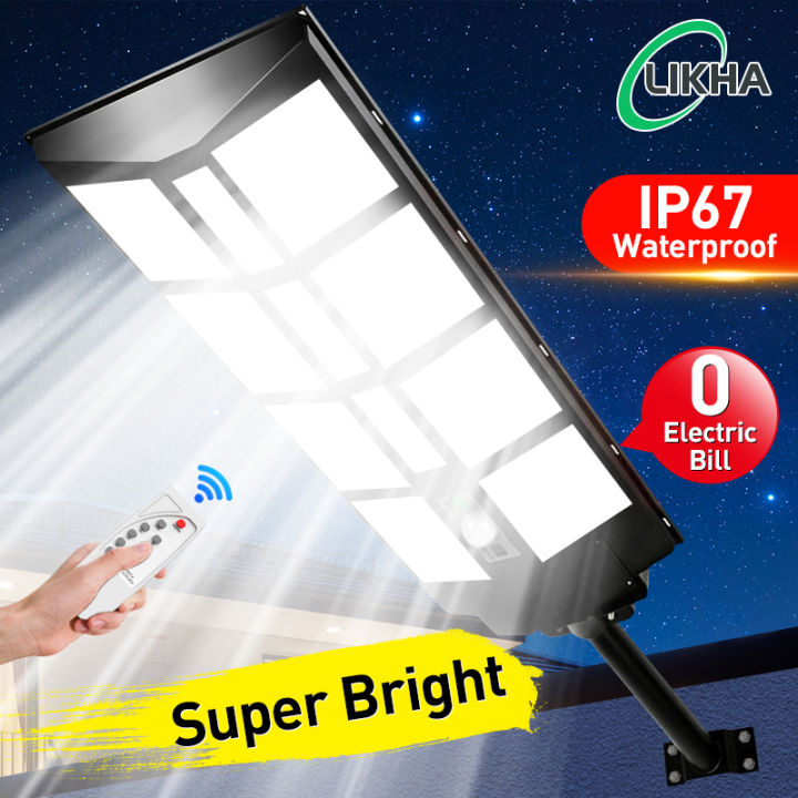LIKHA Solar Street Light Heavy Duty 400W 800W 1500W 2000W LED Light ...