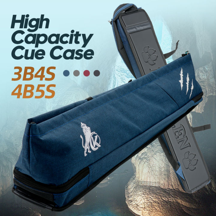 New KONLLEN Cue Case 1/2 Billiard High Capacity Cue Case 7/9 Holes 3x4 ...