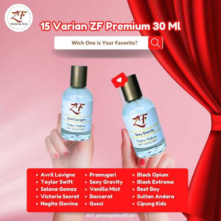 Parfume Viral ZF Premium dan ZF Shimmer 30 mL Limited Edition | Lazada ...