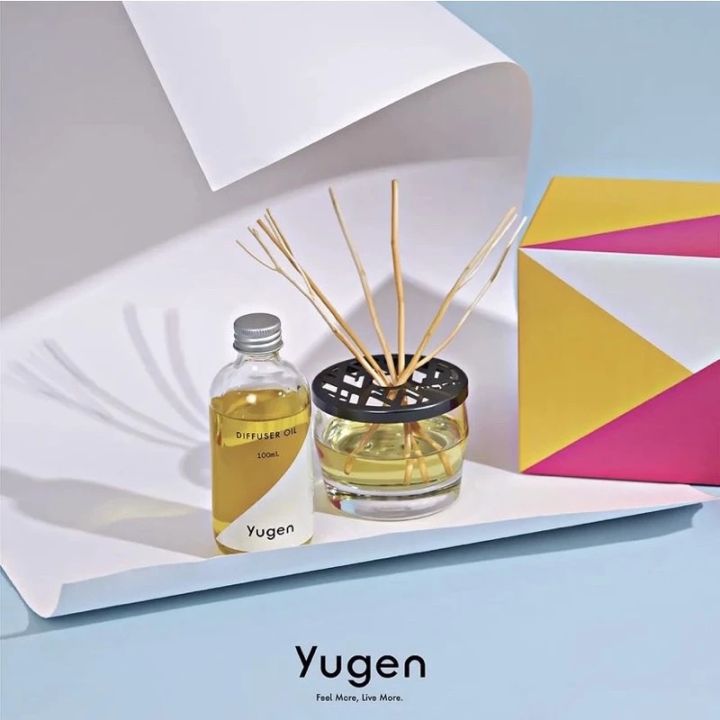 yugen inspire 100 ml. set พร้อมแจกันและก้านไม้ | Lazada.co.th