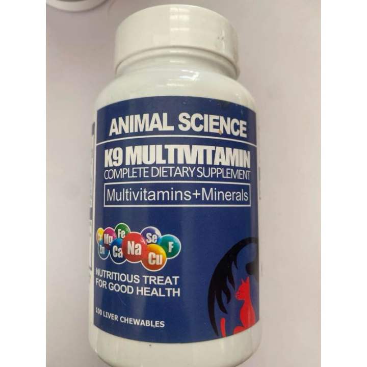 K9 MULTIVITAMIN (100 liver chewables) Animal Science | Lazada PH