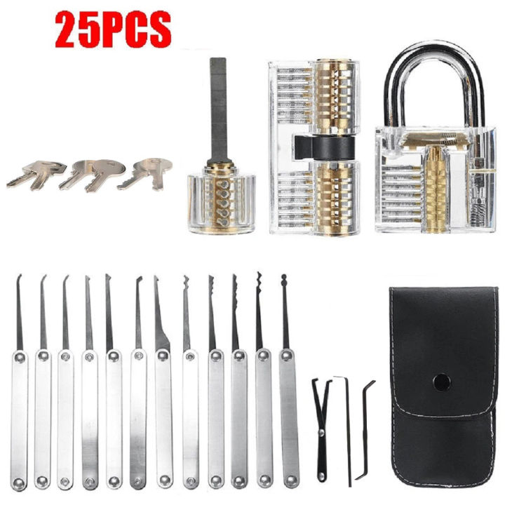【มาถึงภายใน 2 วัน】🚚 ปลดล็อค Locksmith Practice Lock Pick Key Extractor ...