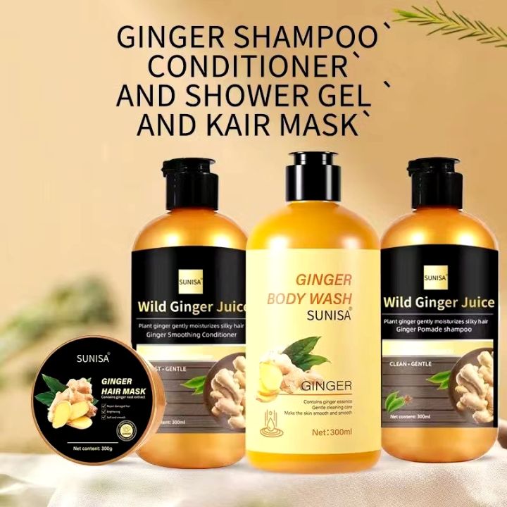 Ginger Shampoo, Conditioner, Hair Mask & shower gel | Lazada PH