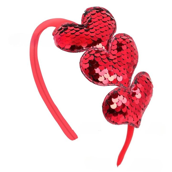 Colorful Heart-shaped Baby Headband Simple Fashionable Girl Hair ...