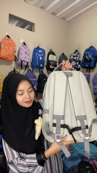 Tas Ransel Anak Tas Sekolah Untuk Anak Perempuan Tas Anak Saku Ganda Tas Buku Anak Backpack Tas ...