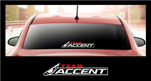Team Accent Sticker for Hyundai Accent | Lazada PH