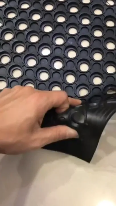 AKIRO HOME Anti-slip Floor Mat Restaurant Heavy Duty Floor Rubber Mat ...