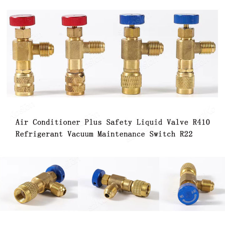 R22 R410 Refrigerant Charging Valve Air Conditioning Refrigerant Liquid ...