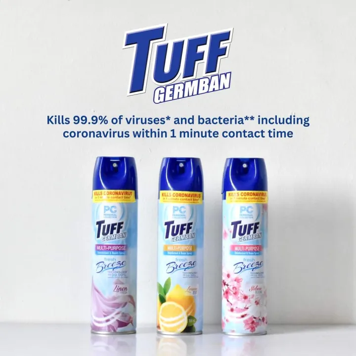 PC TUFF DISINFECTANT &ROOM SPRAY 250mL | Lazada PH