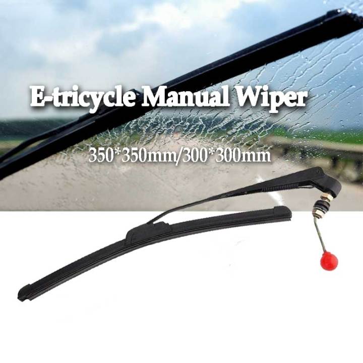 Universal Electric Tricycle Manual Hand Operated Windshield Wiper Kit ...