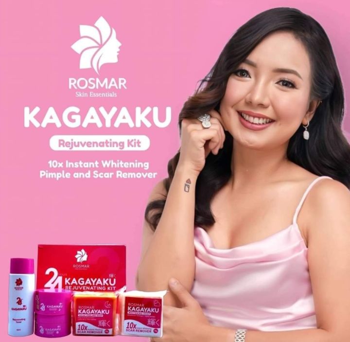 Rosmar Kagayaku Rejuvenating Set 24-Hour Whitening and Anti-Aging Kit ...