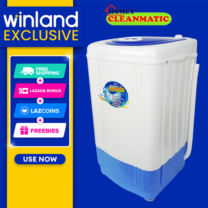 Homey by Winland Cleanmatic Single Tub Super Spin Dryer 7.5kgs Powerful ...