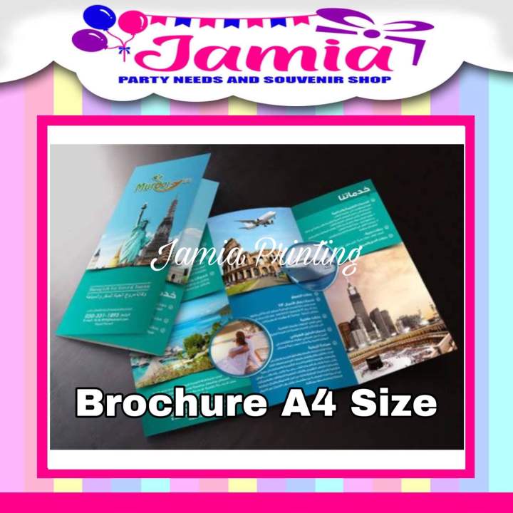 Brochure Printing A4 Size | Lazada PH