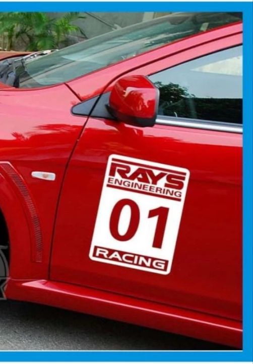 Stiker Cutting Nomor Racing bisa costum logo dan angka | Lazada Indonesia