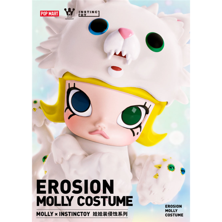 Molly Dajiubao Instinctoy Doll Erosion Blind Box PopMart Hand-Made ...