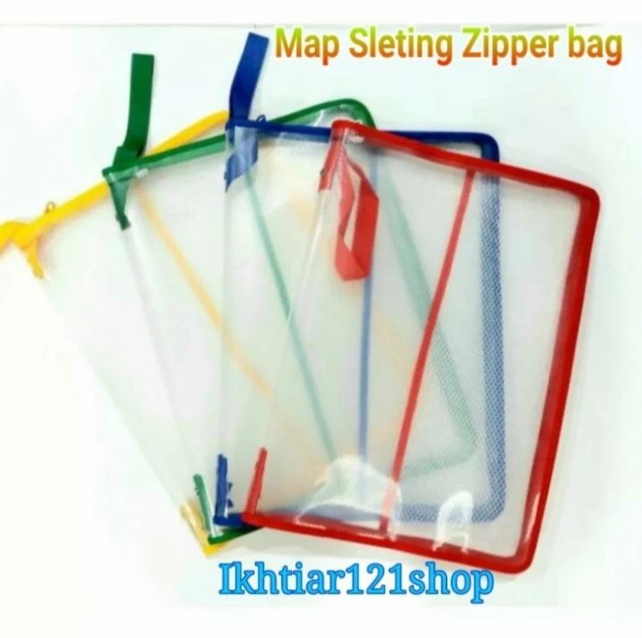 Map Zipper Bag sleting Folio F4/A4 | Lazada Indonesia