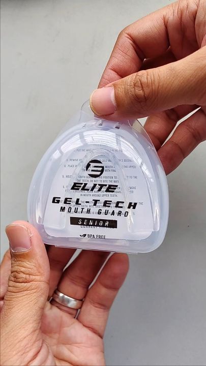 Elite Gel-Tech Sports Mouth Guard - High Impact EVA Teeth Protector for ...