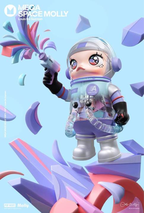 Pop Mart Mega Space Molly Louis De Guzman 400% สินค้าแท้100% ถ้าไม่แท้ยินดีคืนเงิน 100% | Lazada ...