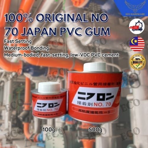 Happyhome66 100% Original No 70 Japan PVC Pipe Glue Solvent Gum Water ...