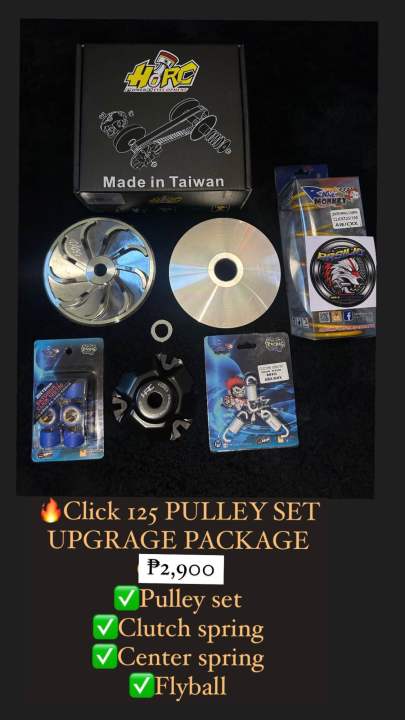 Pulley set tuned by BASILIO for HONDA and YAMAHA SCOOTERS | Lazada PH