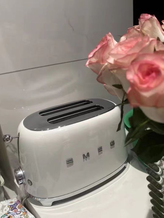 SMEG TSF01 Two-Slice Automatic Toast Maker Breakfast Kitchen Appliance ...