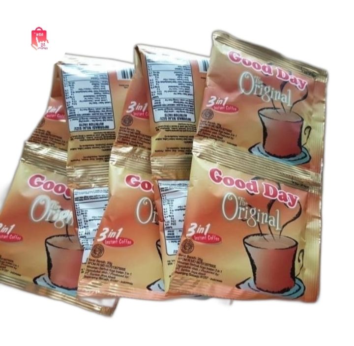 Good Day Original Instant Coffee 3-in-1 (1 renceng/10 sachet) | Lazada ...