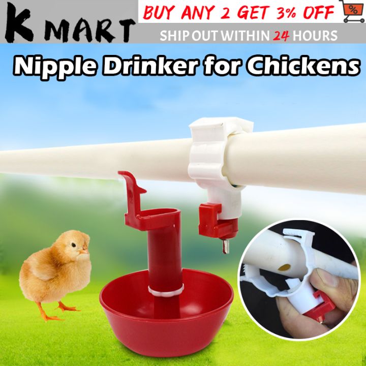 Automatic Chicken Water Nipples Drinker for Chicken Automatic Chicken ...