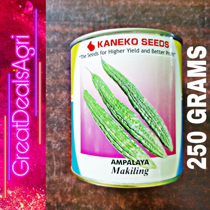 MAKILING OPV AMPALAYA SEEDS (250 GRAMS OR APPROX. 1250 SEEDS) BY KANEKO SEEDS | Lazada PH
