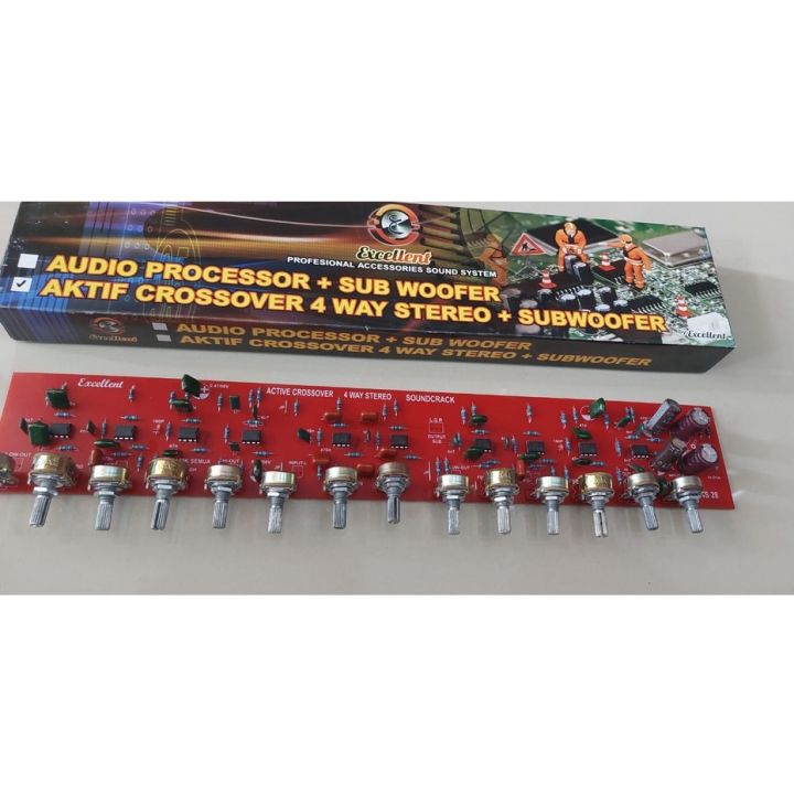 Kit Crossover Aktif 4 way Plus Subwoofer | Lazada Indonesia