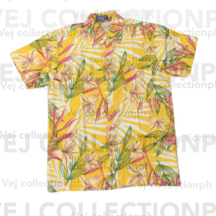 HAWAIIAN POLO / FLORAL YELLOW | Lazada PH