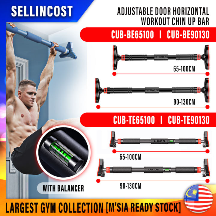 SellinCost 65cm-100cm 95cm-130cm Pull Up Chin Up Bar Door Gym with ...