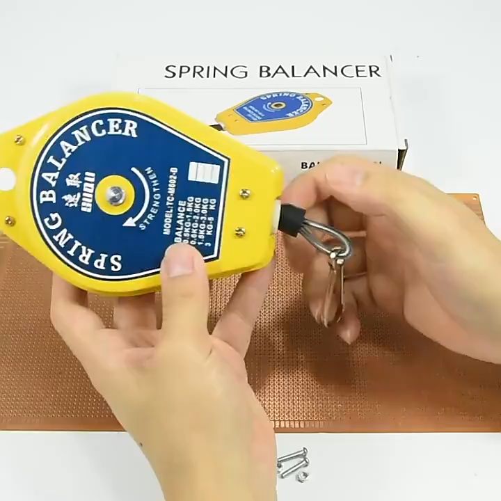 Retractable Spring Balancer Tool Fixture Holder Hanging with Fittings ...