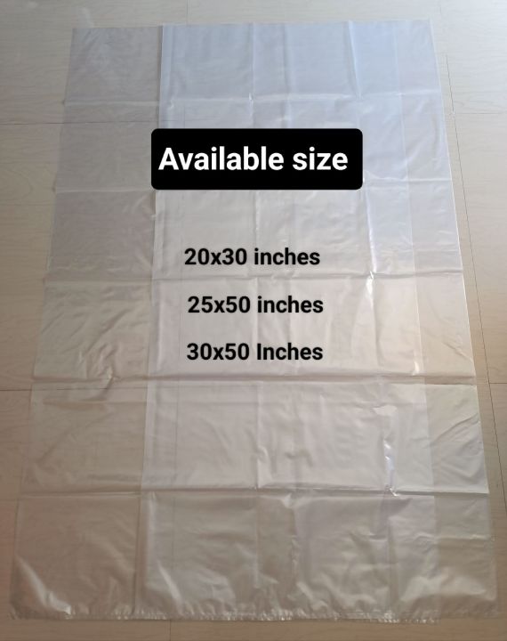 1PC Transparent Packaging Plastic Makapal Ukay Big Plastic & Laundry ...