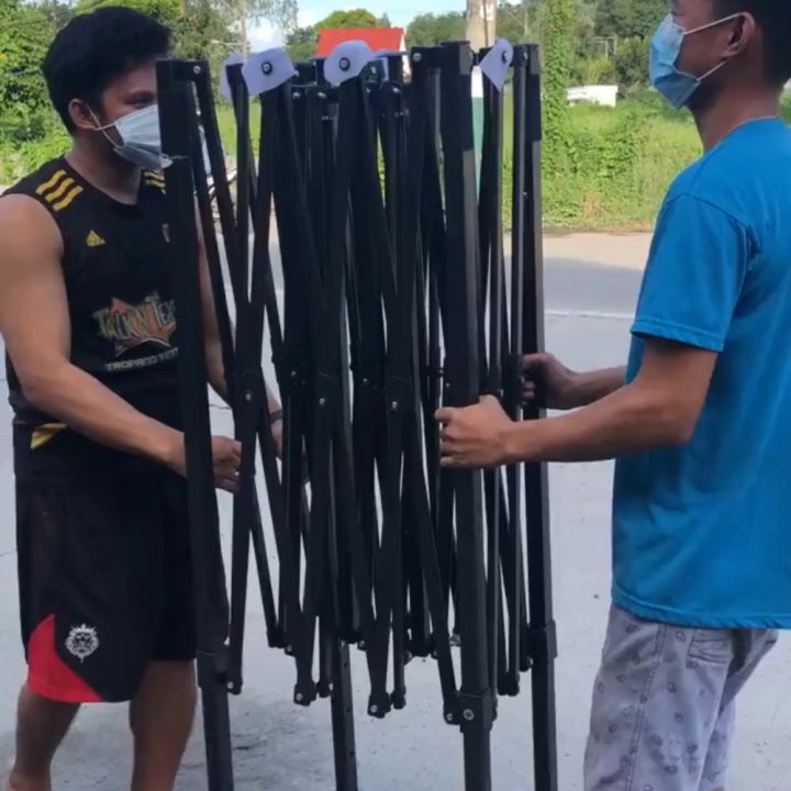 ⭐.HOMSTAR ⭐ RETRACTABLE TENT 3m x 4.5m with Sidewall Gazebo/ Memorial ...