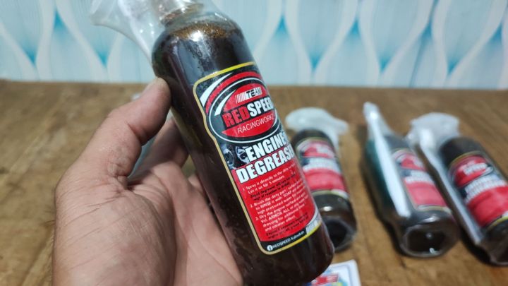 REDSPEED ENGINE DEGREASER 250ML WITH SPONGE &. BRUSH | Lazada PH