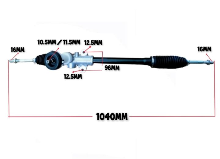 Steering Rack and Pinion Assembly Power Gear Gasoline Hyundai Accent ...