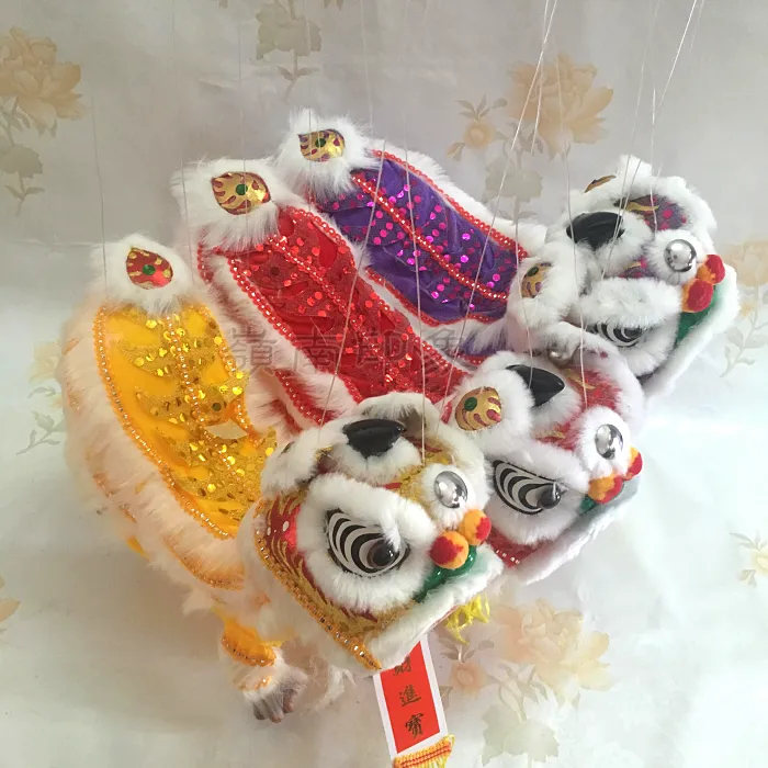 Children's Lion Dance Puppet Wired Wake Lion King Wedding Prop Boy Lion ...