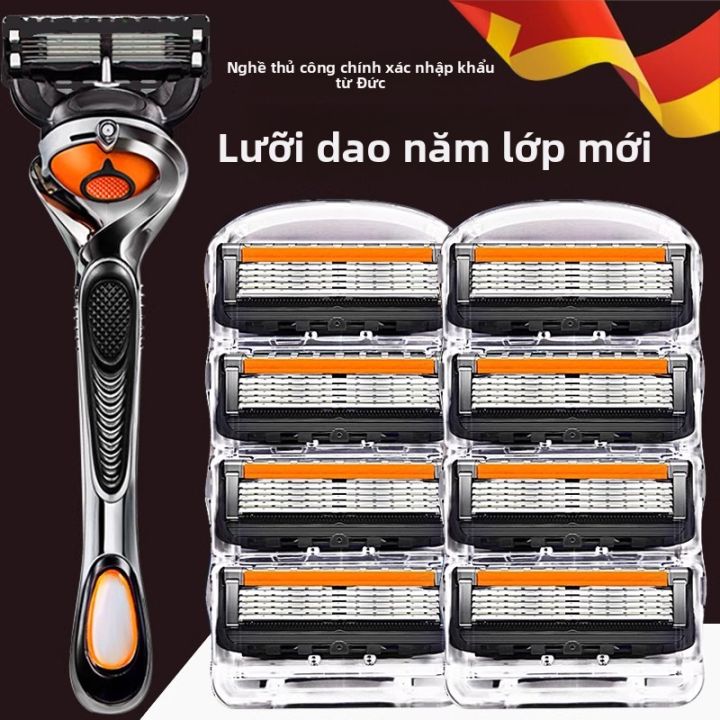 NIANXU | Dao Cạo Râu 5 Lớp Dành Cho Nam | Lazada.vn