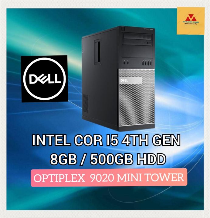 INTEL COR I5 4TH GEN / 8GB / 500GB HDD / DELL OPTIPLEX MINI TOWER ...
