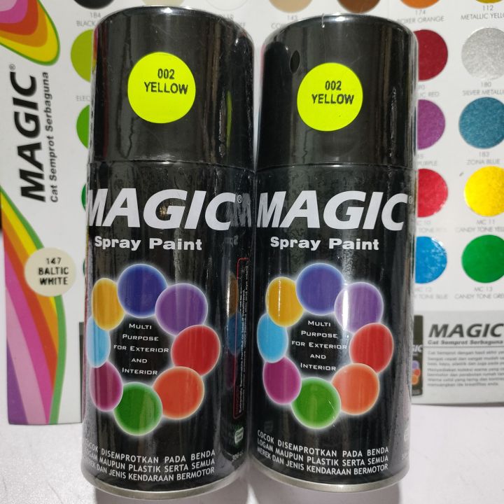 Magic Spray Paint Pilox Pilok Magic Stabilo Yellow Kuning 002 300cc Cat ...