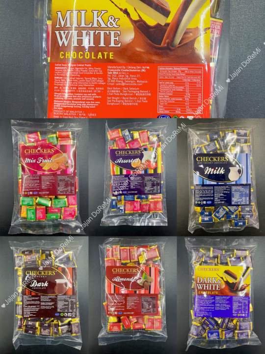 450G ALFREDO CHECKERS MINI CHUNKY GOLDEN SLING ECLAIR ASSORTED ...