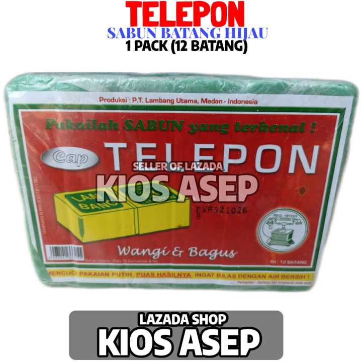 Sabun Batang Telepon 1 Pack Isi 12 Batang 200gr | Lazada Indonesia