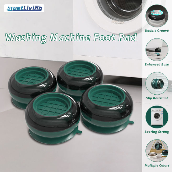 JustLiving 4PCS Washing Machine Fixed Pads Anti Slip Washing Machine ...
