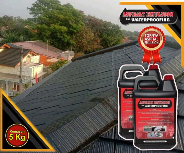 Cat Anti Bocor Aspal Cair Pelapis Rembes Atap Rumah Dak Beton Talang ...