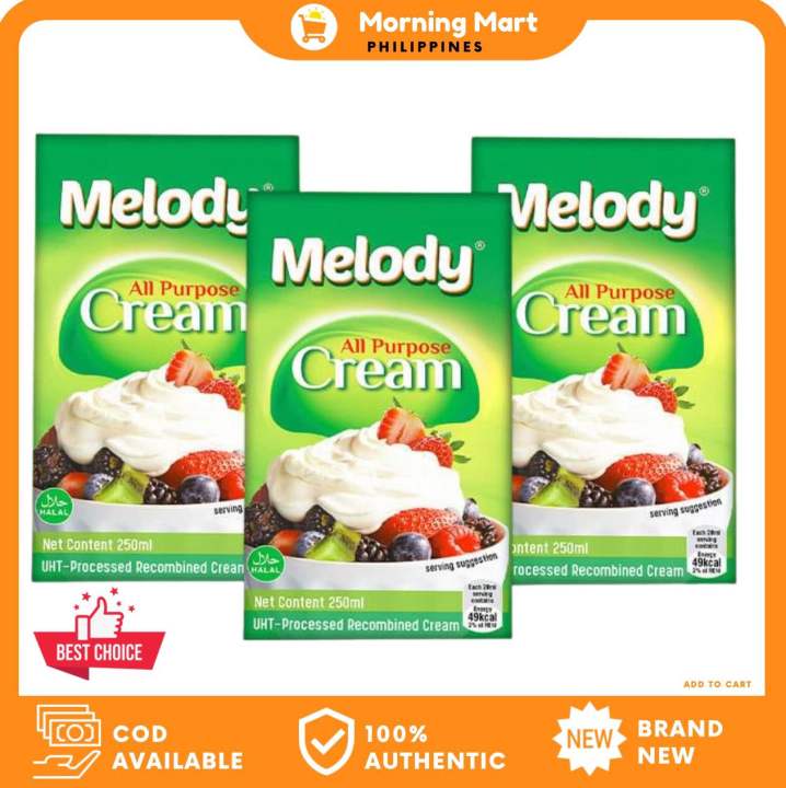 Melody All Purpose Cream 250ml | For dessert and Cooking | Lazada PH