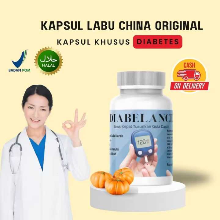 Kapsul susu Labu Cina, untuk Diabetes Halal BPOM | Lazada Indonesia