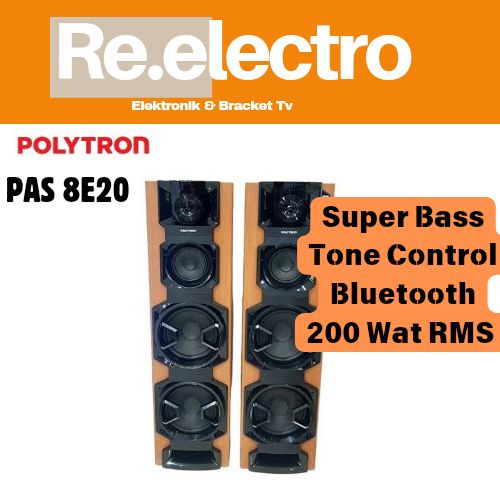 SPEAKER AKTIF POLYTRON PAS 8E20 BLUETOOTH / AKTIF SPEAKER POLYTRON ...